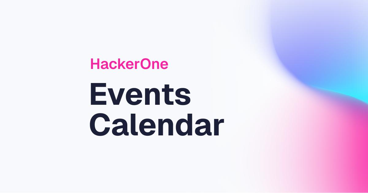 Events | HackerOne
